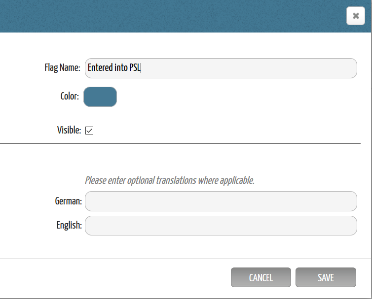 Flagging feature on DPO
